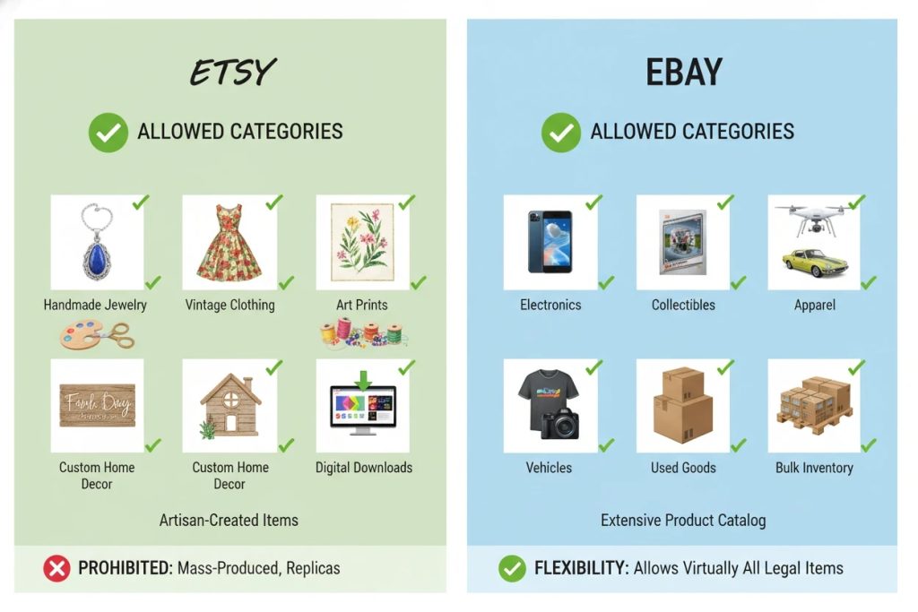 Etsy vs eBay 2026: Which Marketplace Is Better for Sellers?